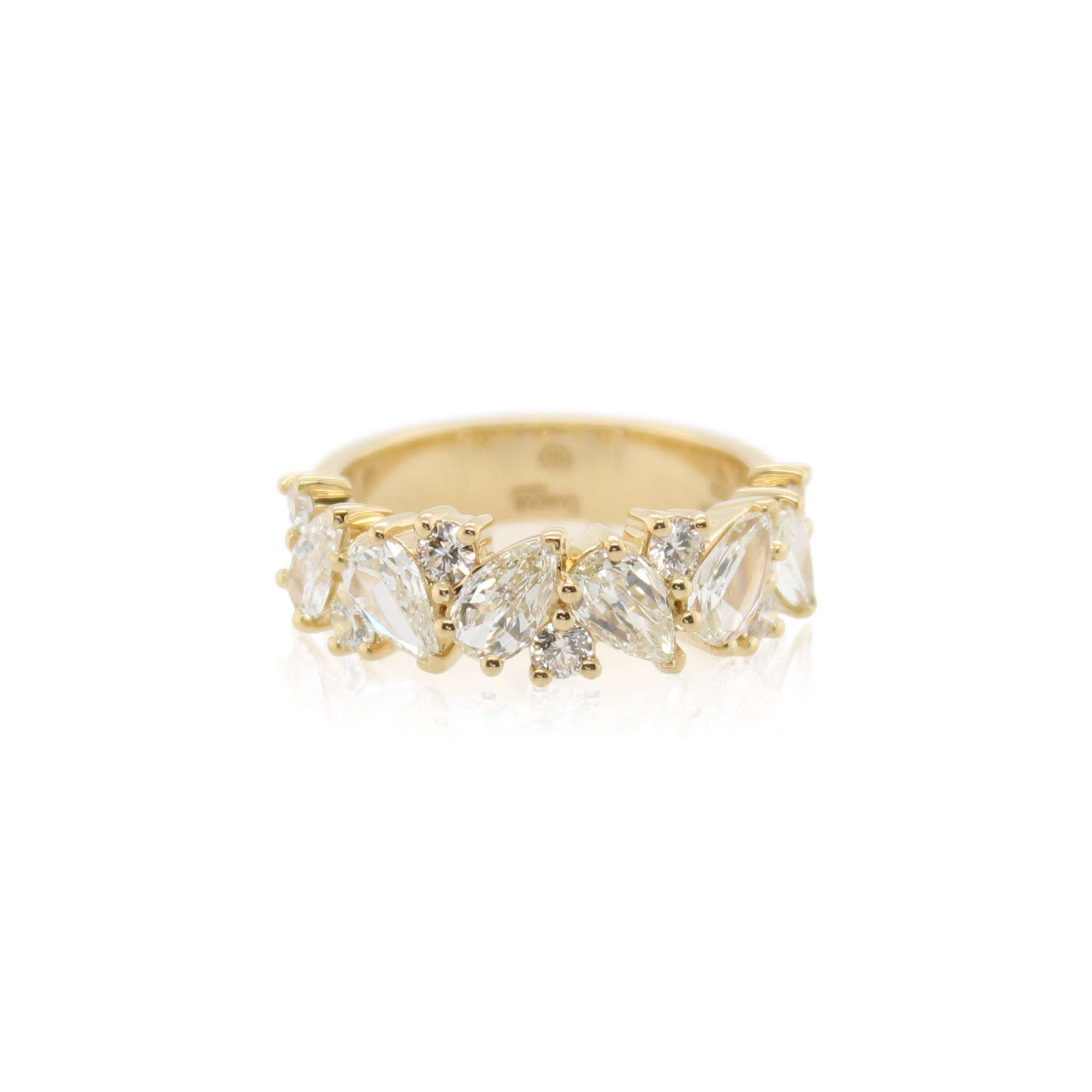 Round and Pear Shaped Diamond Band | R.F. Moeller Jeweler