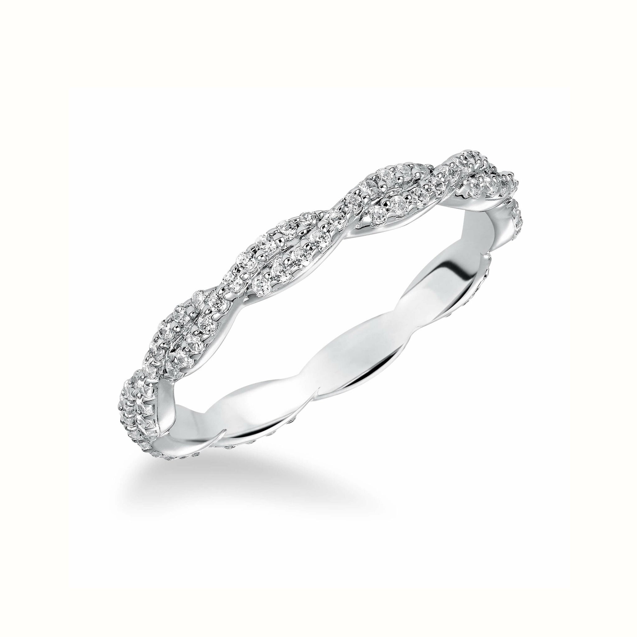 Diamond Twist Eternity Band | R.F. Moeller Jeweler