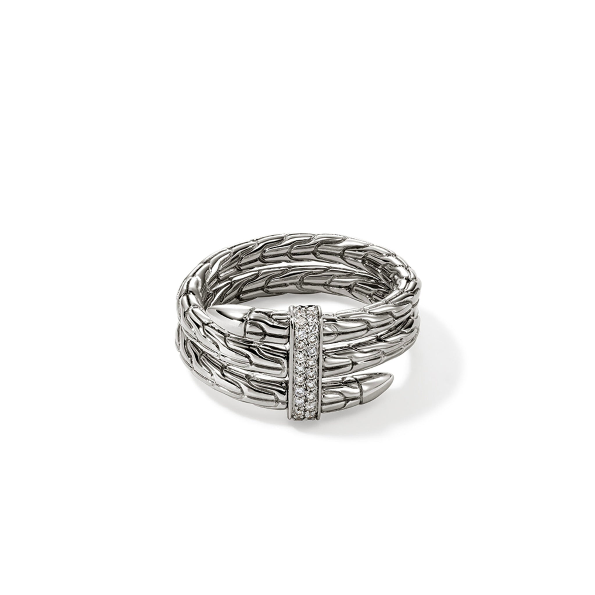 John Hardy Spear Collection Double Wrap Diamond Ring | R.F. Moeller Jeweler