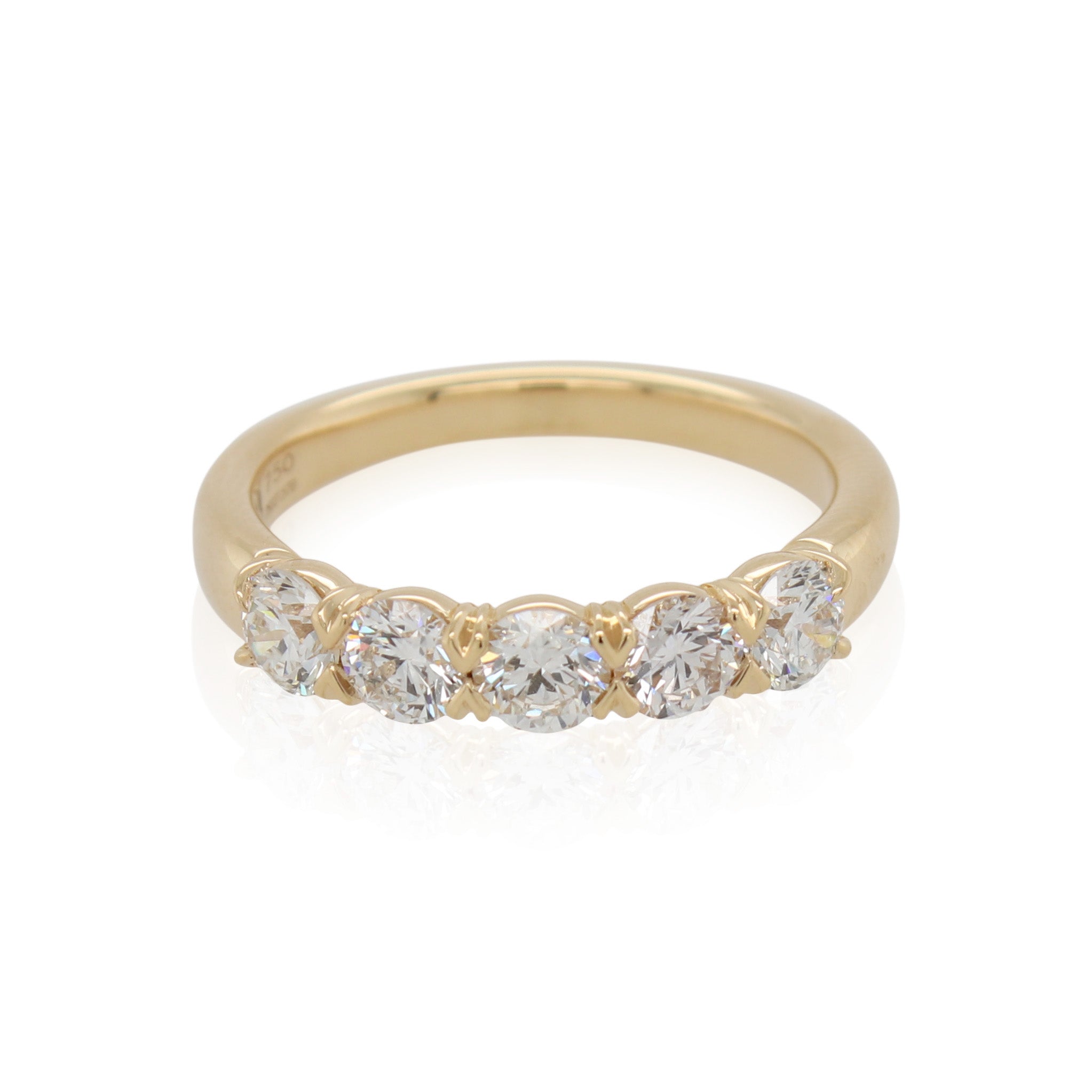 5 Stone Diamond Band | R.F. Moeller Jeweler