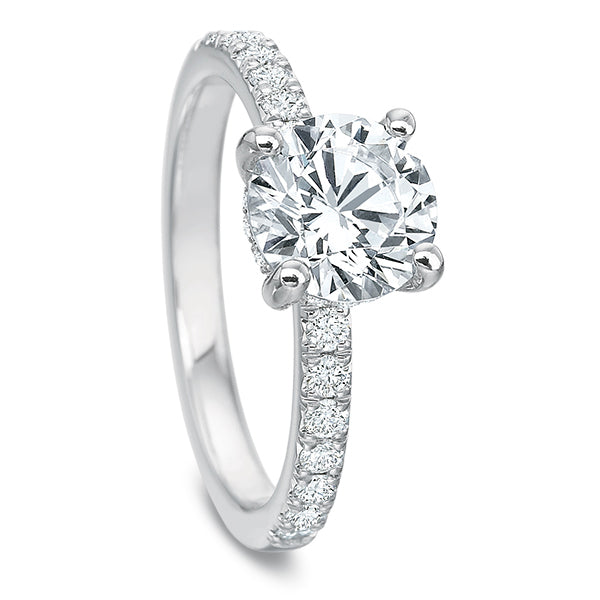 Classic Round Engagement Ring | R.F. Moeller Jeweler