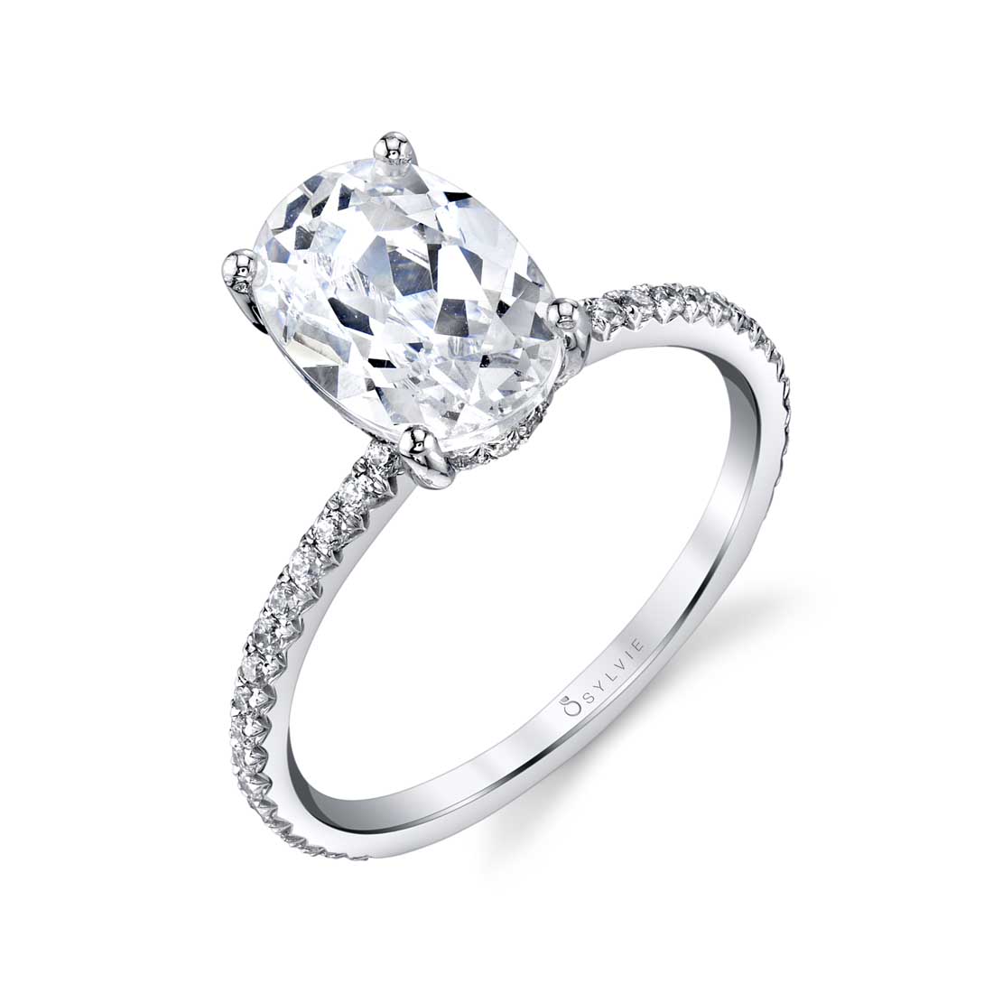 Maryam Oval Classic Engagement Ring | R.F. Moeller Jeweler